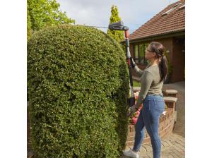 Flymo UltraCut Reach 420 Cordless Reach Hedgetrimmer 18V with 2.5Ah ...